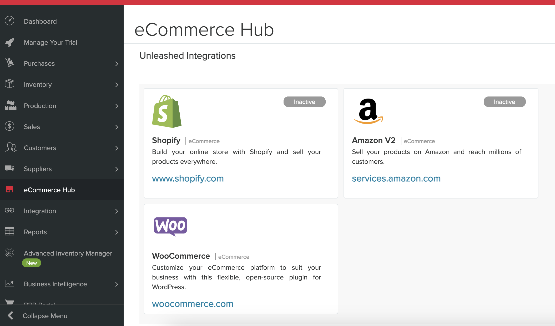 Introduction to the eCommerce Hub – Unleashed Support