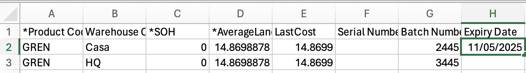 Import/Export Products – Unleashed Support