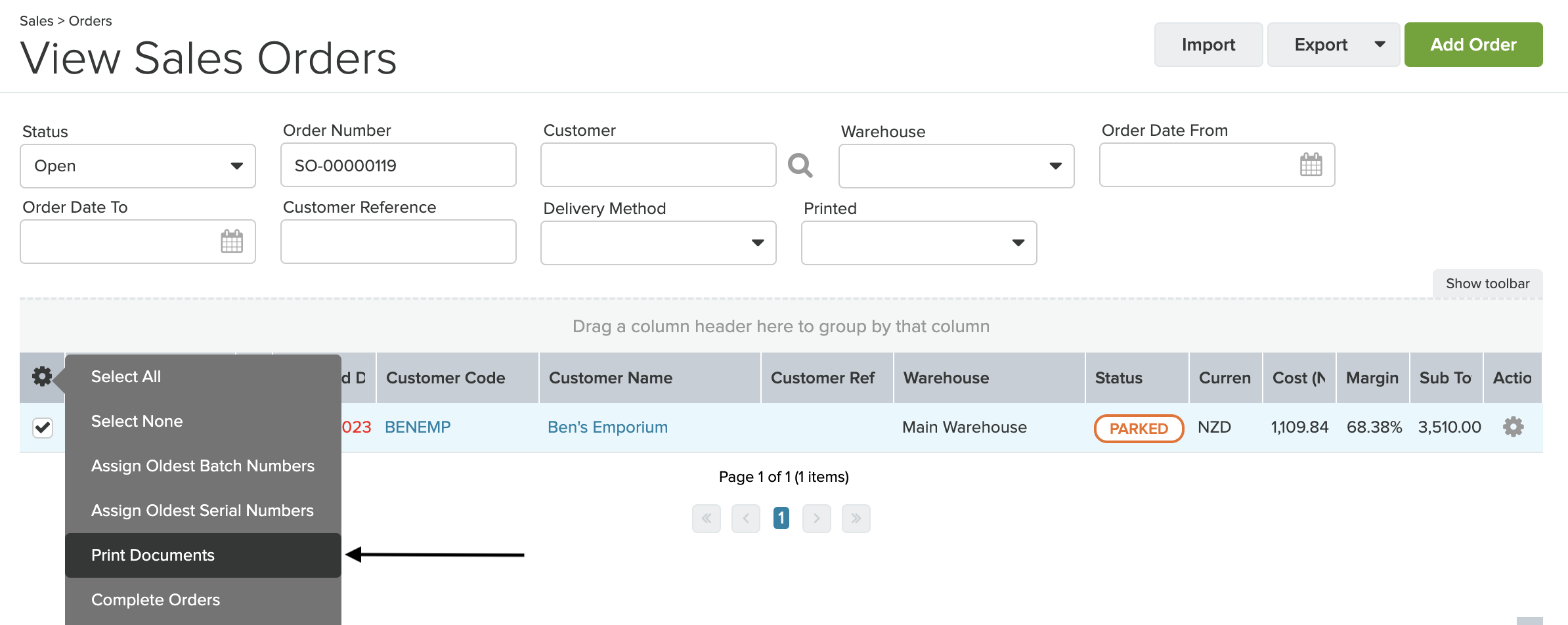 Label Printing – Unleashed Support