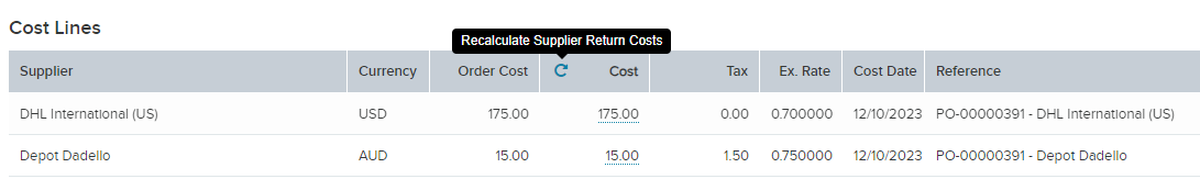 Add Supplier Return – Unleashed Support