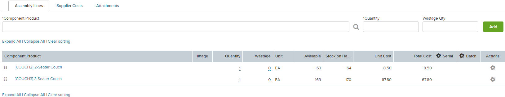 Add Assemblies & Sub-Assemblies – Unleashed Support