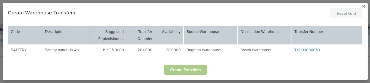 Add Warehouse Transfer – Unleashed Support