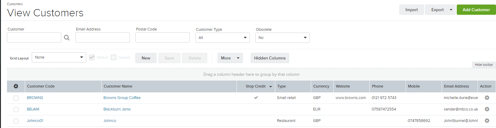 How to see Customers that have Stop Credit enabled – Unleashed Support