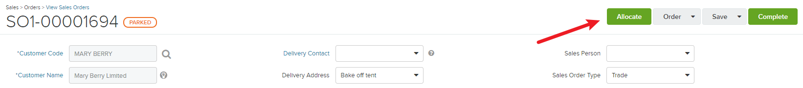 How to deallocate and allocate a Sales Order – Unleashed Support