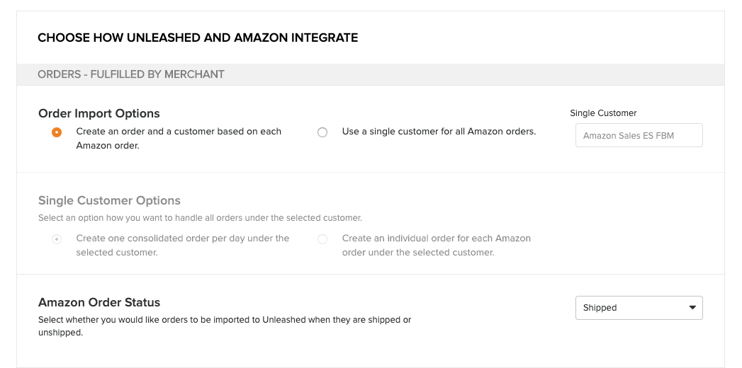 Amazon Integration PII Changes – Unleashed Support